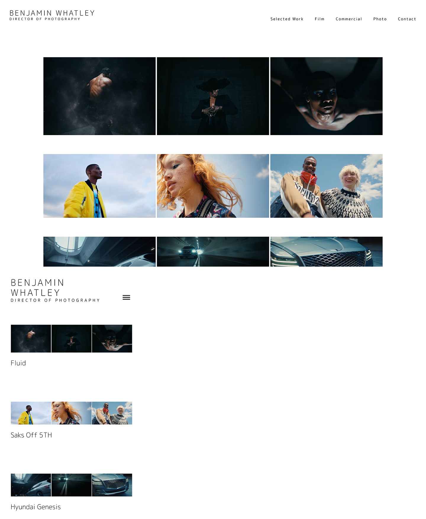 Benjamin Whatley - Director of Photography - Fabrik